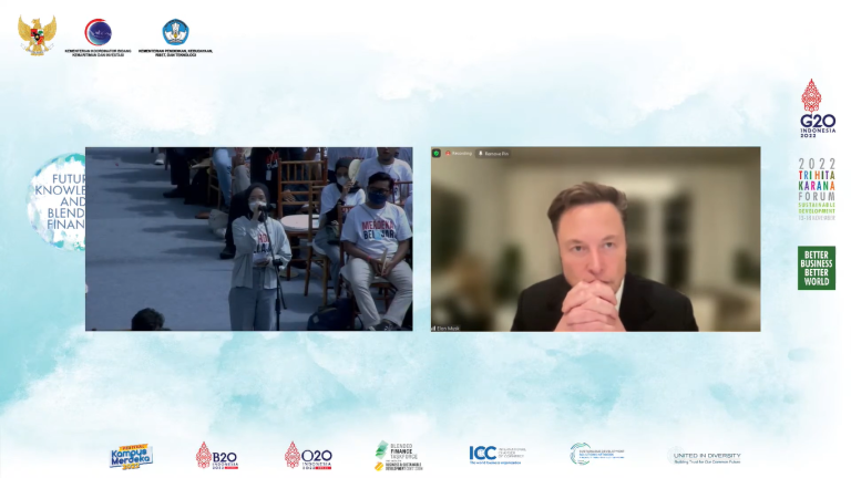 Mahasiswa UKWMS Berbincang dengan Elon Musk - UKWMS