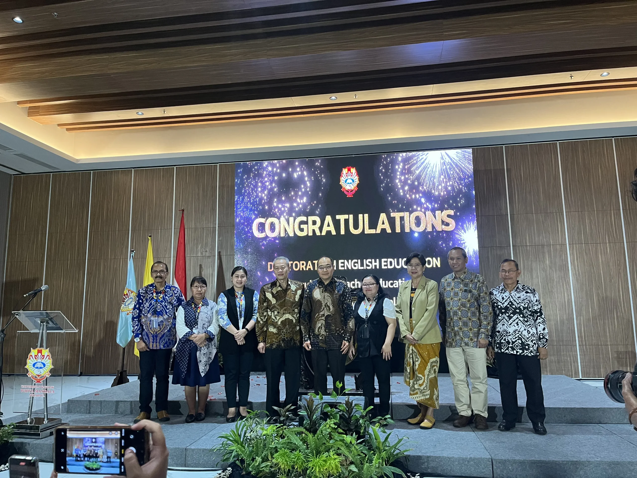 FKIP UKWMS Luncurkan Prodi Doktor Pendidikan Bahasa Inggris - UKWMS